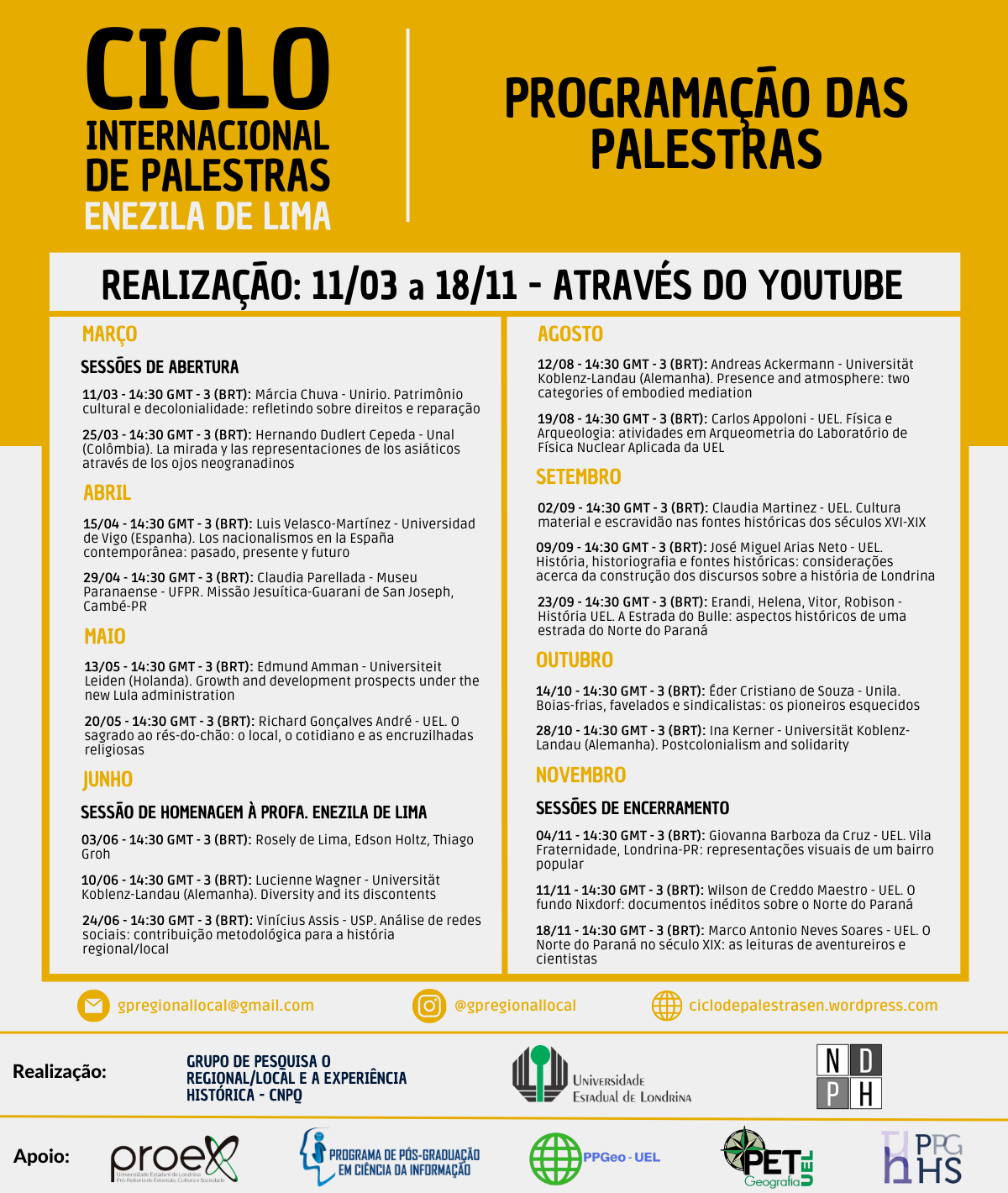 Ciclo de palestras presta homenagem a professora da UEL - O Perobal - UEL